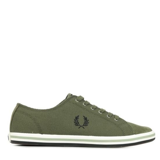 Baskets Fred Perry Kingston Heavy Canvas Uniform orm green - Cdiscount ...