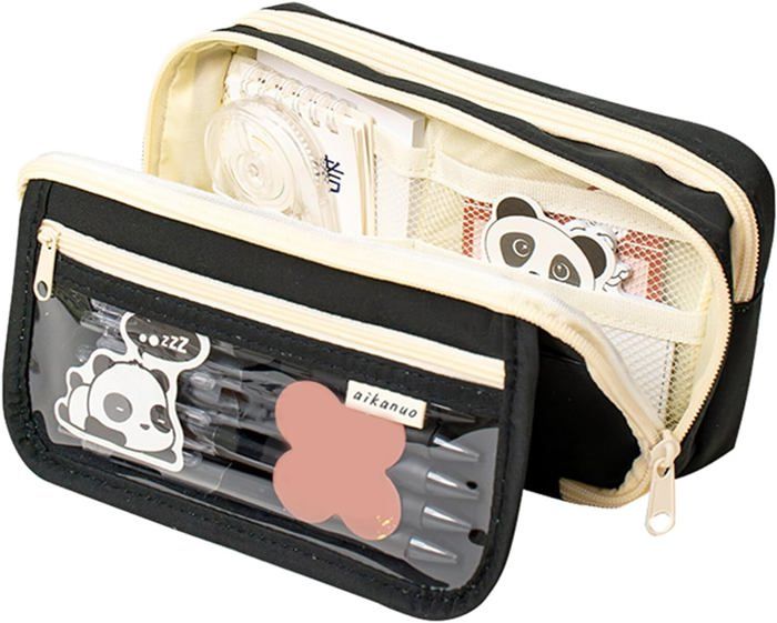 Trousse Scolaire, Trousse Grande Capacité Avec 4 Compartiments, Trousse ...