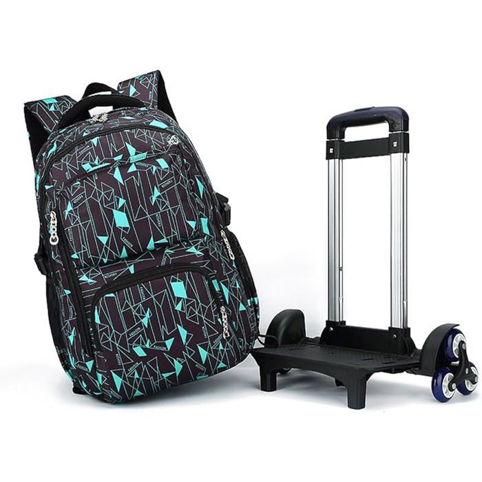 Scolaire Trolley Bag Grand Sac Dos Roulette Garcon Sac Cabine Voyage ...