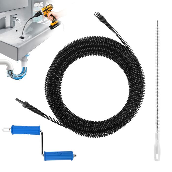 Furet Deboucheur Canalisation, 10mX8mm Spirale Déboucheur Wc Avec ...