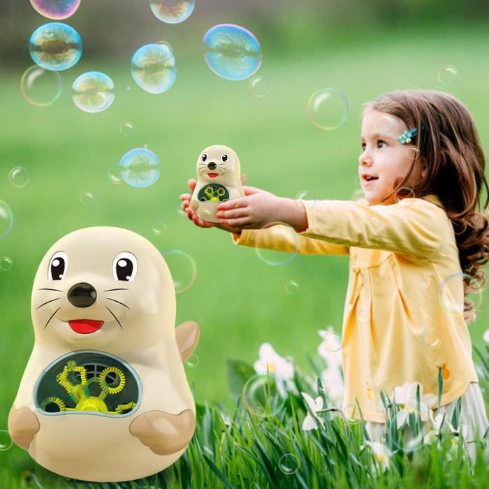Vent animal pour enfants Éclairage électrique Machine à bulles de musique Bubble Party Fun ...
