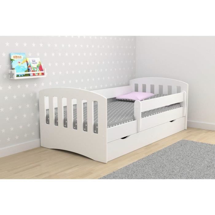 Lit enfant Lit enfant junior Lit simple pour enfant avec matelas et ...