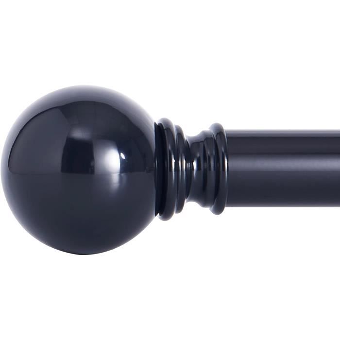 Tringle à rideau Extensible Longueur Réglable de 122 à 218 cm, Embouts ...