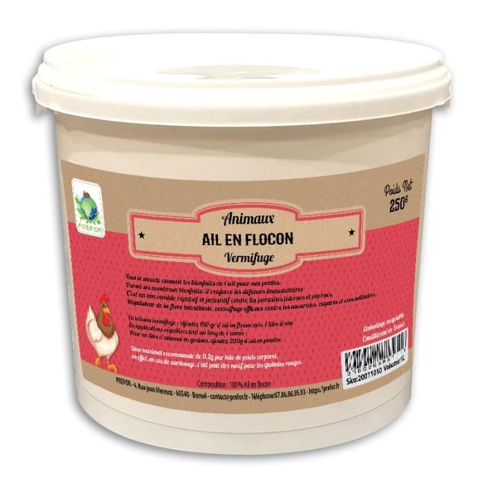 Ail en flocon seau 1L 250g - Cdiscount Au quotidien