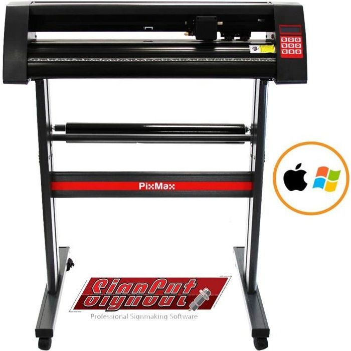 Plotter de Découpe Vinyle de 72cm avec Logiciel SignCut Pro, Compatible ...