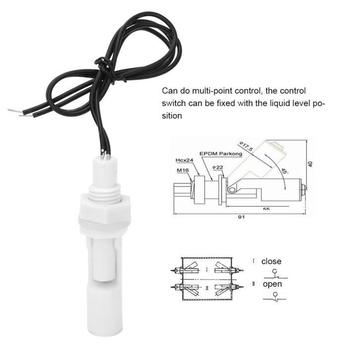 Duokon interrupteur de capteur de niveau d'eau 2pcs interrupteur à ... Duokon interrupteur de capteur de niveau d'eau 2pcs interrupteur à ...