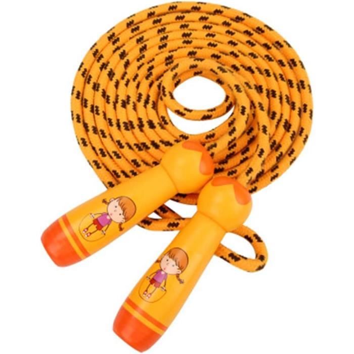 Sauter À La Corde Avec Manche En Bois Corde À Sauter Fitness En Coton ...