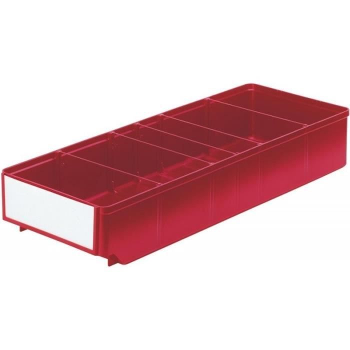 Bac de rangement - tiroir RK 500/186 rouge - 4031022009111 Rouge ...