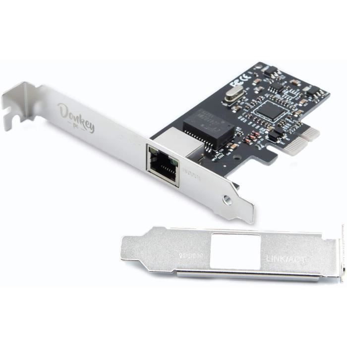 Carte Reseau - Limics24 - Pc Réseau Pcie Go Gigabit Jusqu'À 1000 Mbps ...