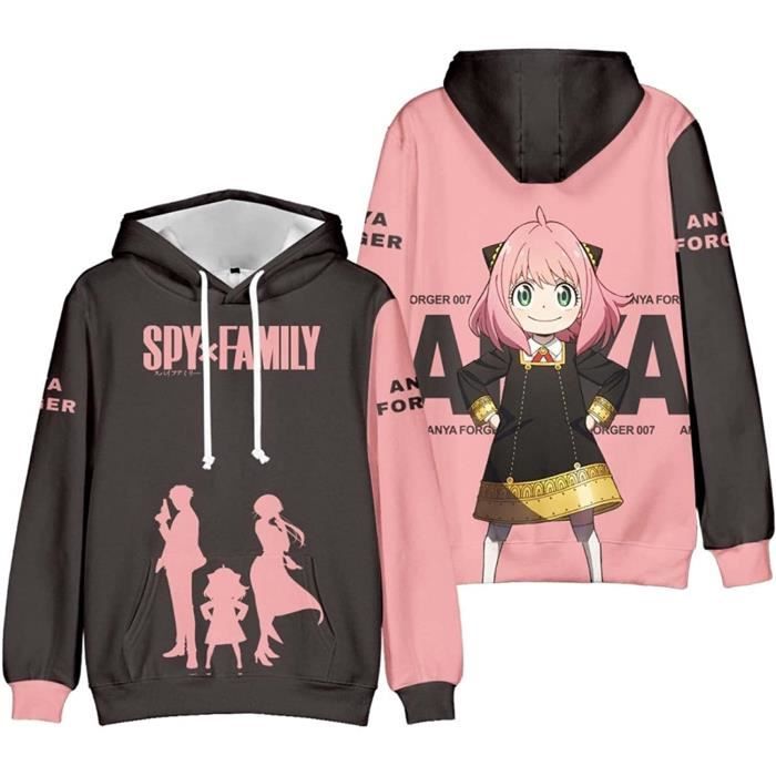 SWEATSHIRT Anime Spy x Family Merch Hommes Femmes 3D Imprimé Hoodie ...