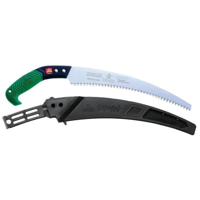 Scie courbe - SAMURAI - c-330-lh - Manche en plastique - Lame en acier ...