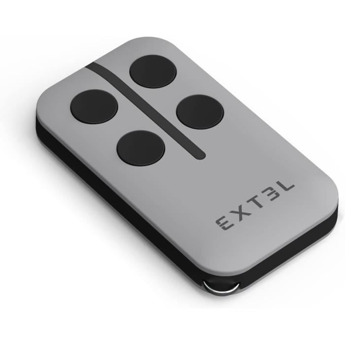 EXTEL Nouvelle télécommande supplémentaire 4 Boutons pour motorisation ...