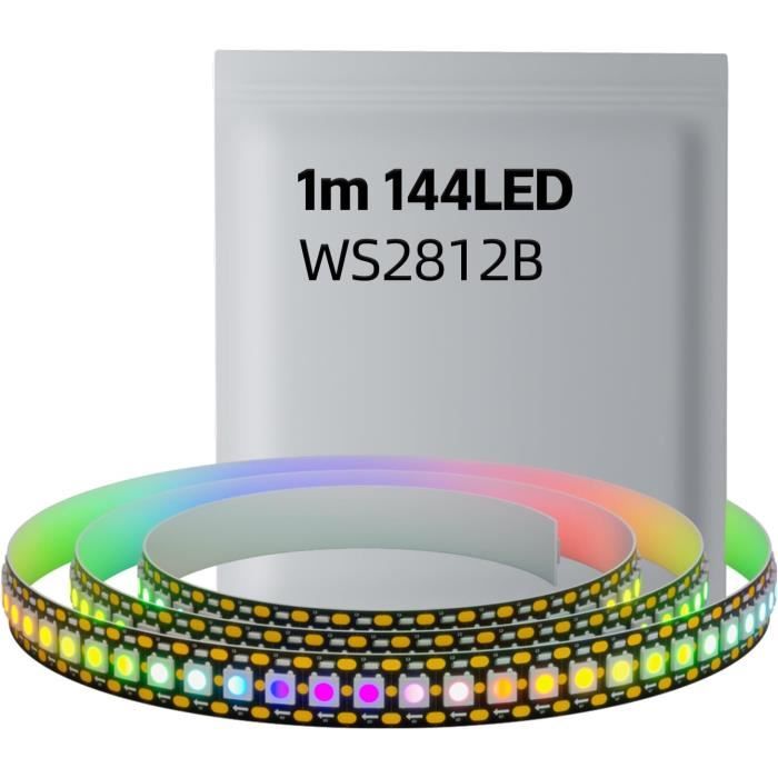 Rgb Led Strip Ws2812B 5V Dimmable Coloured Led Strip 5 Metres 60 Leds-M ...