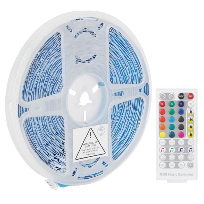 TMISHION Bande lumineuse de commande vocale Bande Lumineuse 20m 5050 ...