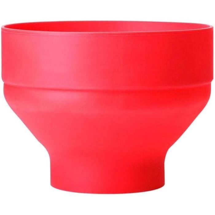 Machine À Pop-Corn En Silicone | Cuve À Pop-Corn Pliable Avec Couvercle ...