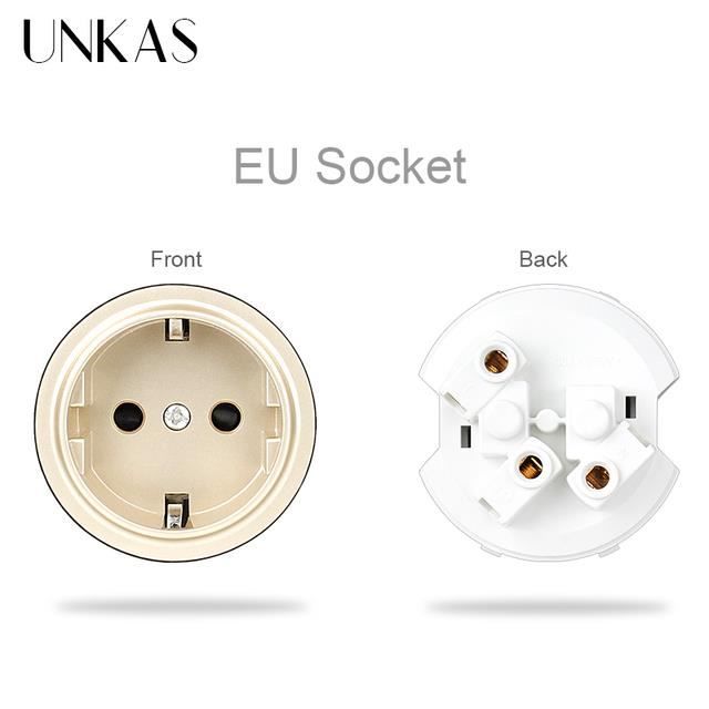 Prise,EU Socket--interrupteur double USB, combinaison libre, 1-2-3-4 ...
