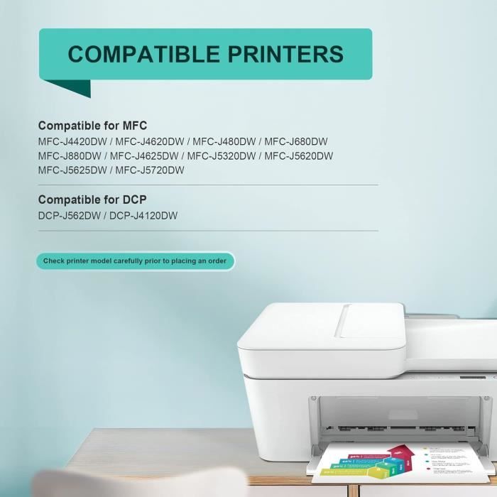 Lc223 Xl Cartouches D'Encre Compatibles Avec Brother Lc-223 Xl Lc ...