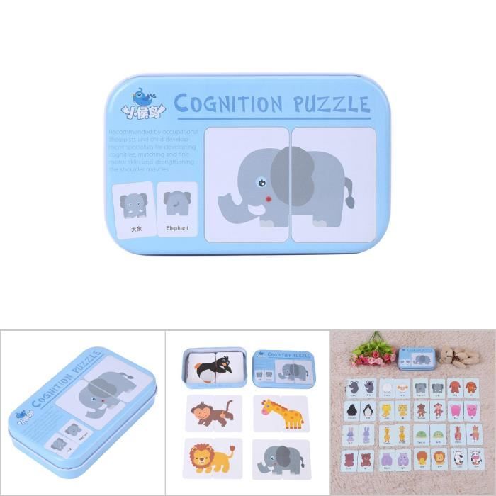 Cartes cognitives Cartes de Puzzle de formation d'apprentissage ...
