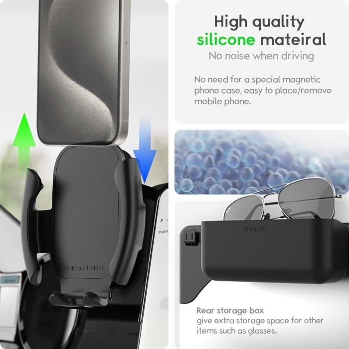 Tesla Support de téléphone portable pour modèle 3 Y compatible avec ...