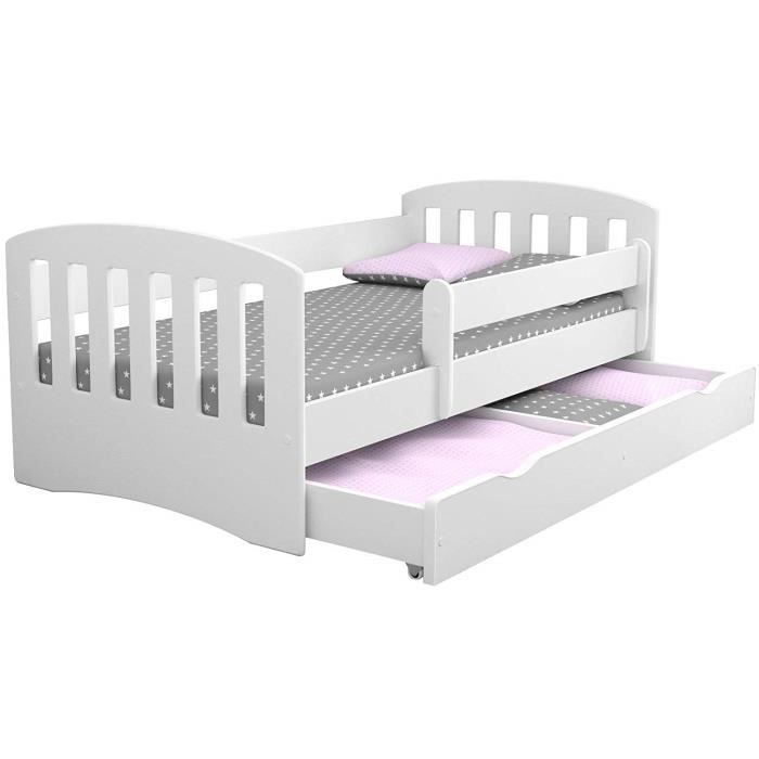 Lit enfant Lit enfant junior Lit simple pour enfant avec matelas et ...