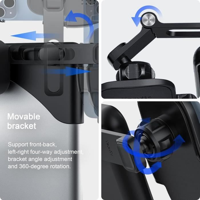 Tesla Support de téléphone portable pour modèle 3 Y compatible avec ...