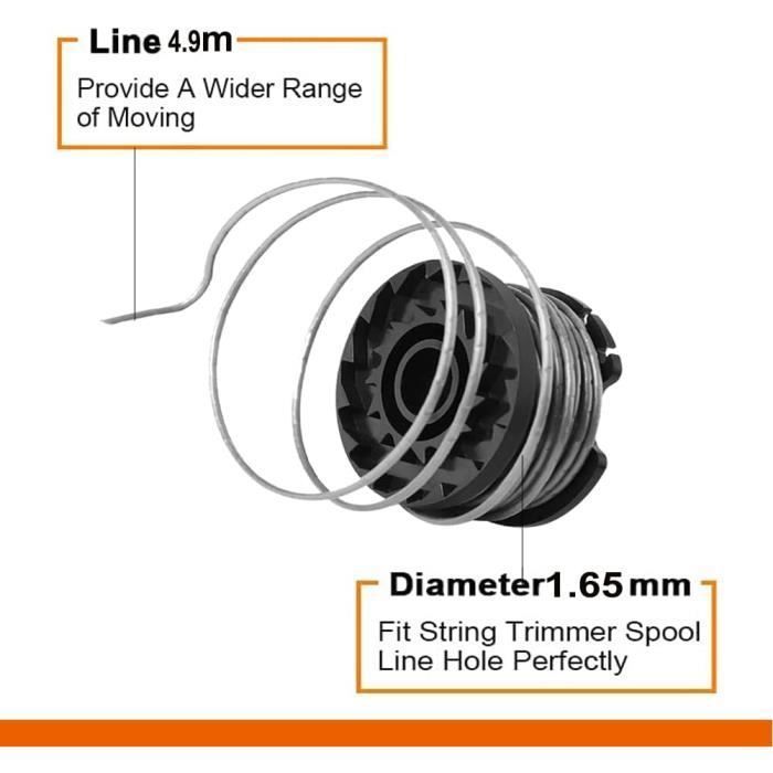 Bobine Fil pour Coupe-Bordure BOSCH EasyGrassCut 18 23 26 Art 23 26 - Pièces de Rechange (4 ...