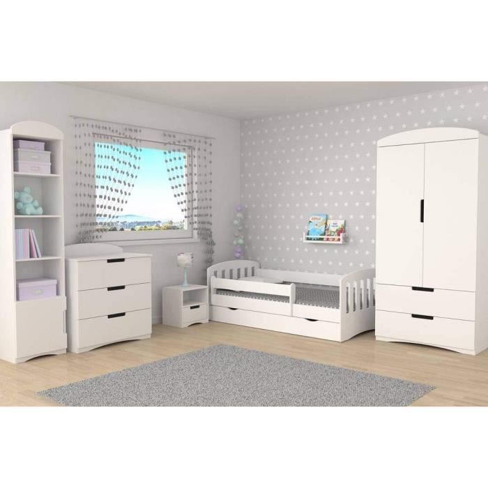 Lit enfant Lit enfant junior Lit simple pour enfant avec matelas et ...