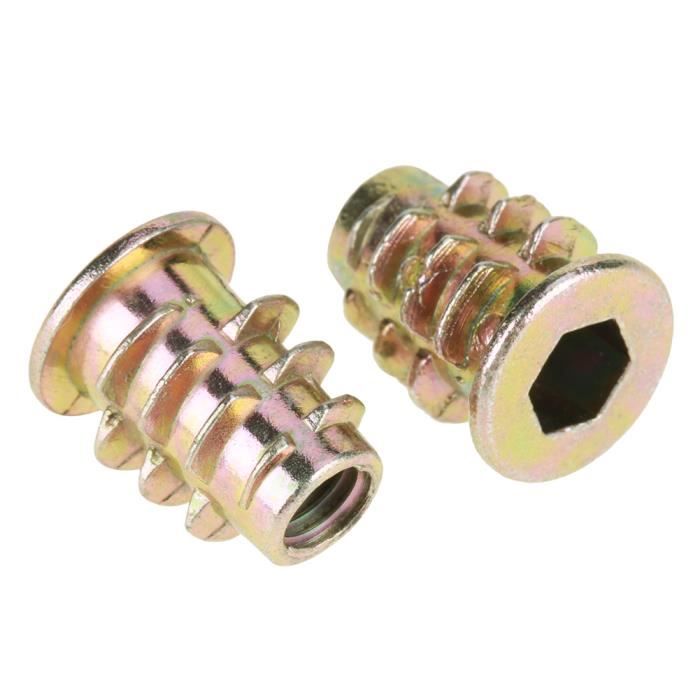 Crou hexagonal de tête d'entranement 50Pcs M5*13mm Filetage d'écrou ...