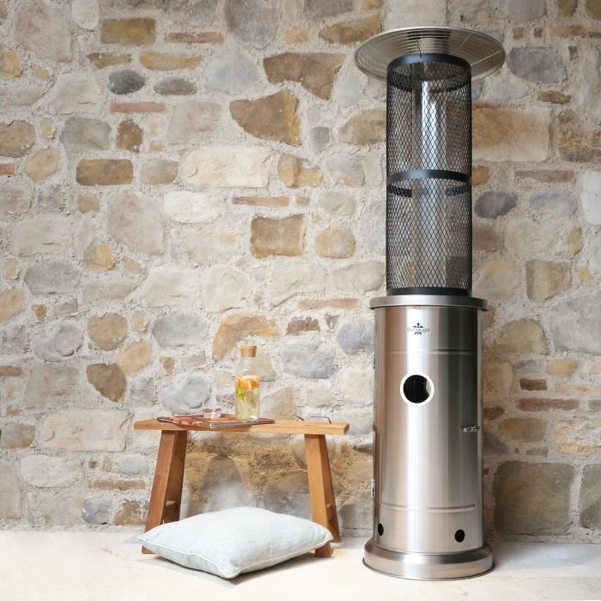 DARDARUGA Réchaud à gaz extérieur en acier inoxydable, colonne ...