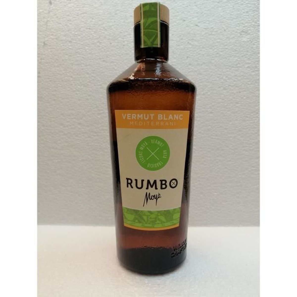 Vermouth blanc Mediterrani Rumbo Moya de Mallorca 75cl 16% d'alcool ...