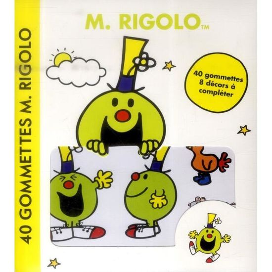 Gommettes - Monsieur Rigolo - Pochette à gommettes - 40 autocollants ...