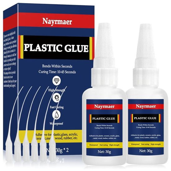 Colle Plastique Colle époxy JB Weld Plastic Soudure - 2 Composants 25ml ...