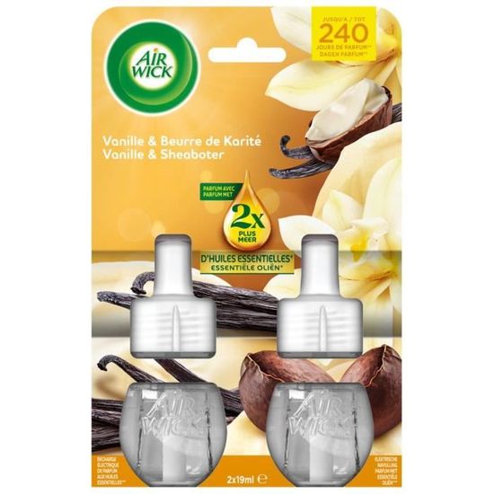 Recharge Diffuseur désodorisant Electrique Huiles essentielles Vanille Duopack - Cdiscount Maison