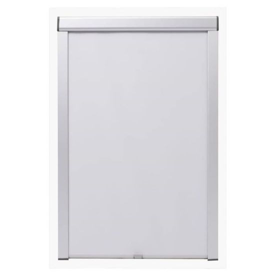 RHO Store occultant roulant tissu occultant cadre en aluminium Blanc ...