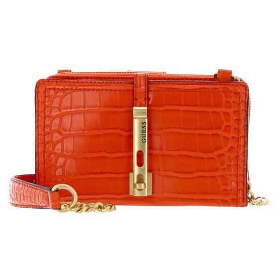 GUESS James Mini Girlfriend Crossbody Bag Orange [226833] - sac à ...