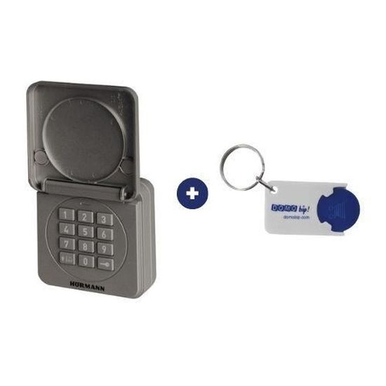 HORMANN - Clavier à code sans fil FCT 10-1 BS - 868Mhz + 1 Porte-clés ...