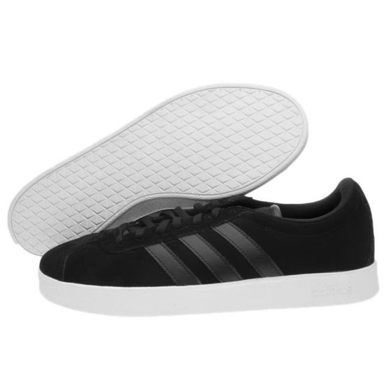 Basket Adidas Vl Court 2.0 Noir - Cdiscount Chaussures