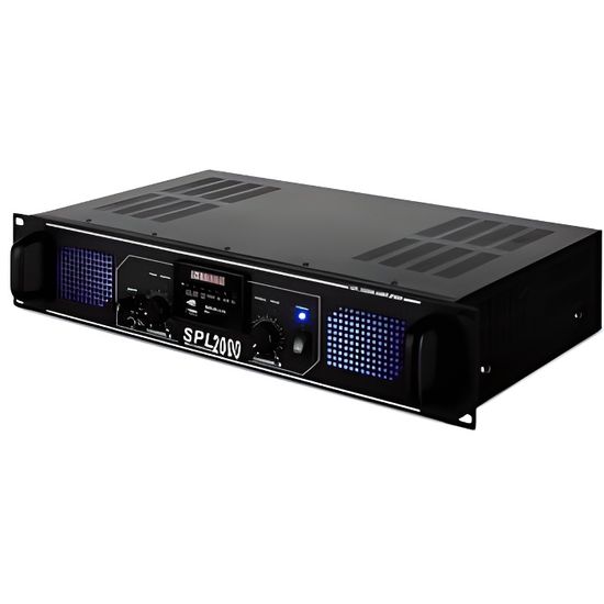 Amplificateur professionnel Skytec SPL2000MP3 - 2X 1000 Watts Noir - SD, MP3, USB - Cdiscount ...