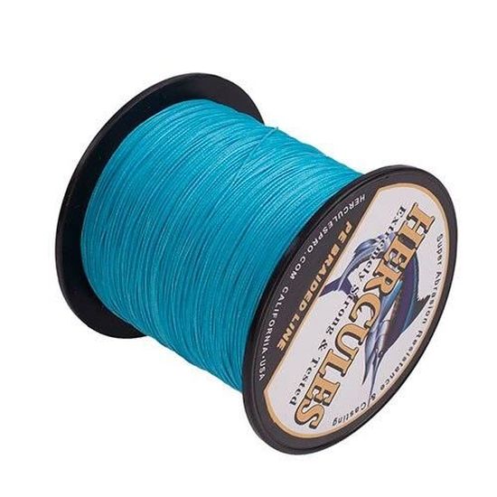 FIL DE PECHE,Bleu-9--fil de pêche tressé, 15 couleurs, 8 brins, carpe ...