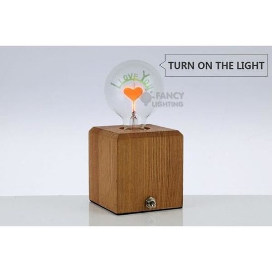 AMPOULE PHARE,I Love You-4W 220V--Ampoule Led Edison E27 pour maison ...