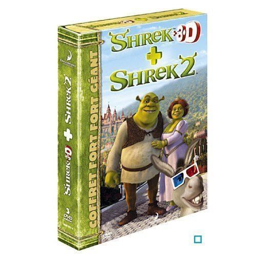 DVD Coffret fort fort geant : Shrek 3D ; Shrek 2 - Cdiscount DVD