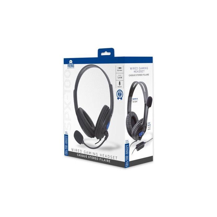 Casque double SPX-100 PS5/PS4/XBOXONE/ SeriesX/ SWITCH + Micro Noir ...