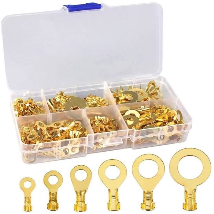 Hpamba Cosse Plate Connecteur Isolée Bullet Connecteurs Kit Jeu de ...