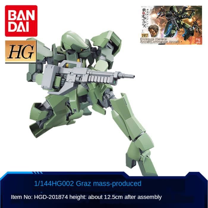 HG 002 - modèle de Gundam HG 1-144, série complète d'alphonse à base de fer, ornement Barbatos ...