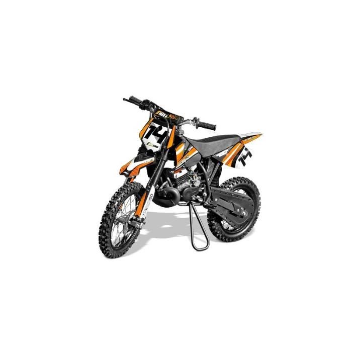 Atomic 50cc 14/12 - Orange - avec montage et mise en route - Cdiscount Auto