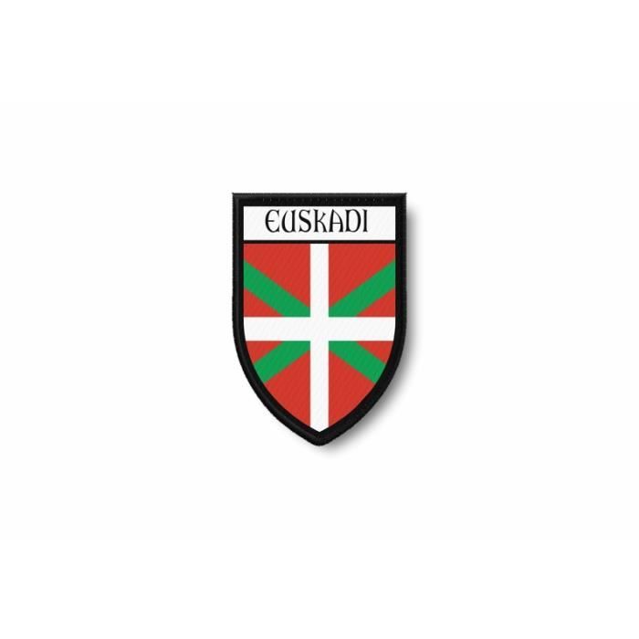 Patch ecusson termocollant bord brode drapeau imprime pays basque ...