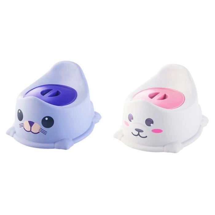 2 pièces siège d'entraînement de pot de bébé avec dossier Pot Portable ...