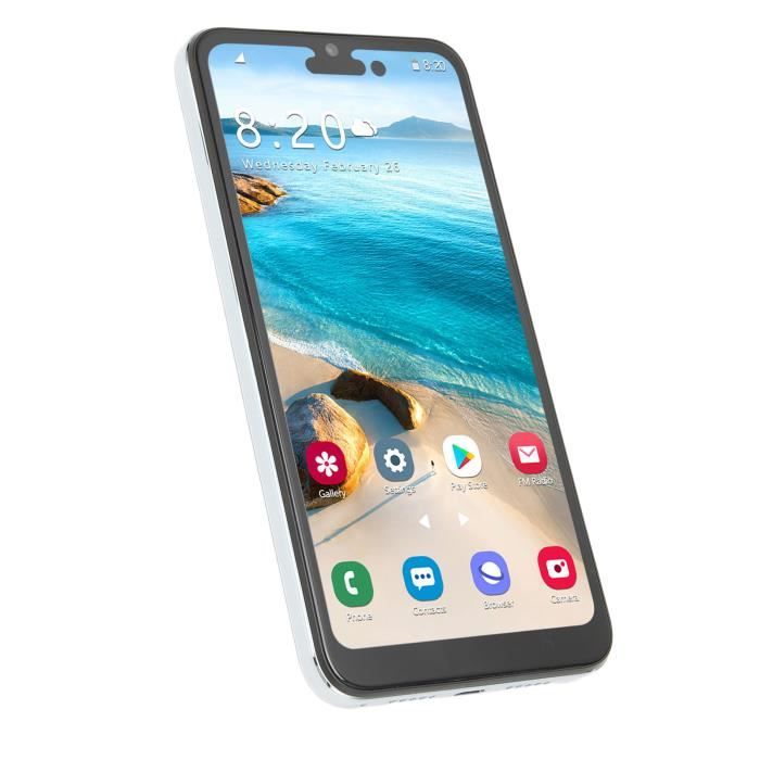 SAL Téléphone portable ABS Smartphone 6,1 pouces Verre ABS 4 Go de 64 ...