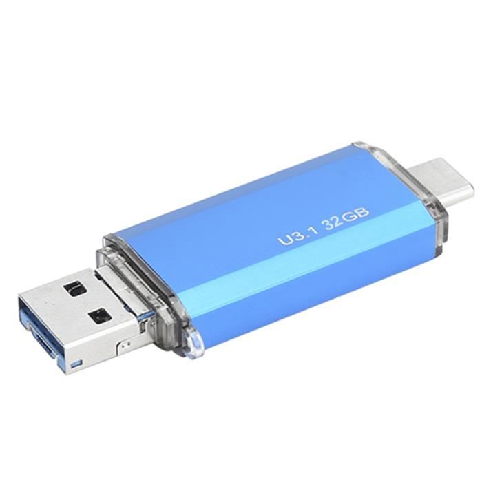 EBTOOLS Clé USB 3.0 MAIKOU USB Flash Drive 3 en 1 USB 3.0 / Type-C ...
