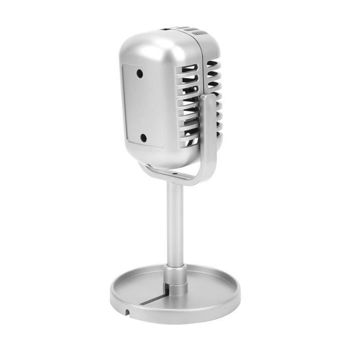 GOTOTOP Micro Prop en plastique Microphone accessoire classique pour ...
